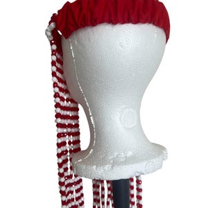 Shango Chango Xango Sango Orixas Orisha Beaded Face Mask Veil Ifa Eleke ...