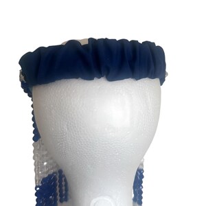 Yemaya Yemoja Yemaja Orixas Orisha Beaded Face Mask Veil Ifa Eleke ...