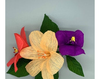 Hibiscus Giant Paper Flower - Etsy