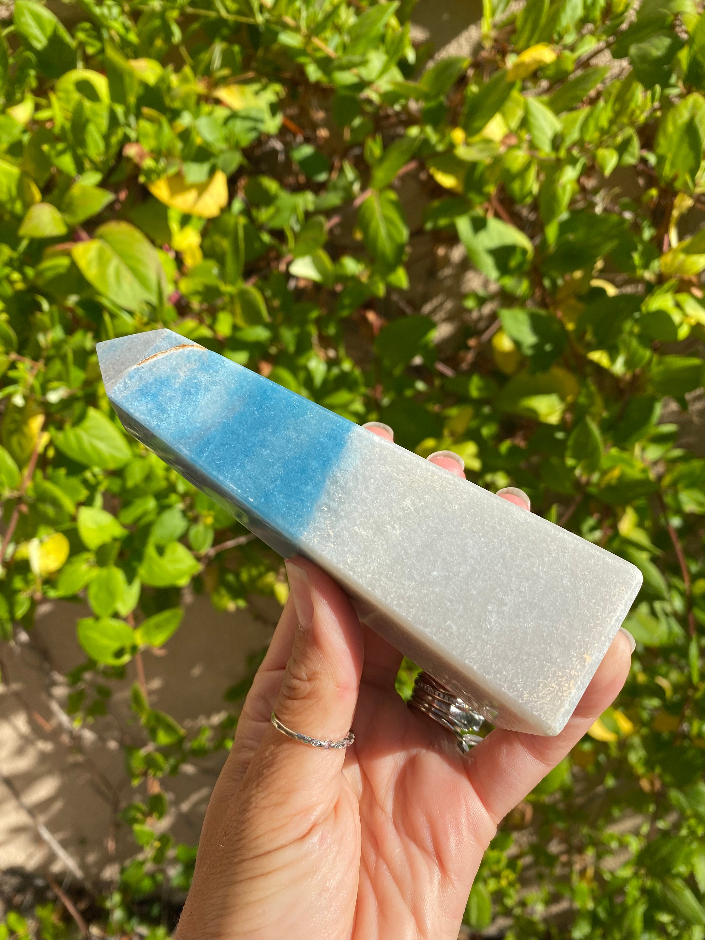 Trolleite Quartz Obelisk Tower Point Lazulite Rock Collection - Etsy