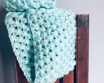 Puff Stitch Scarf - Etsy