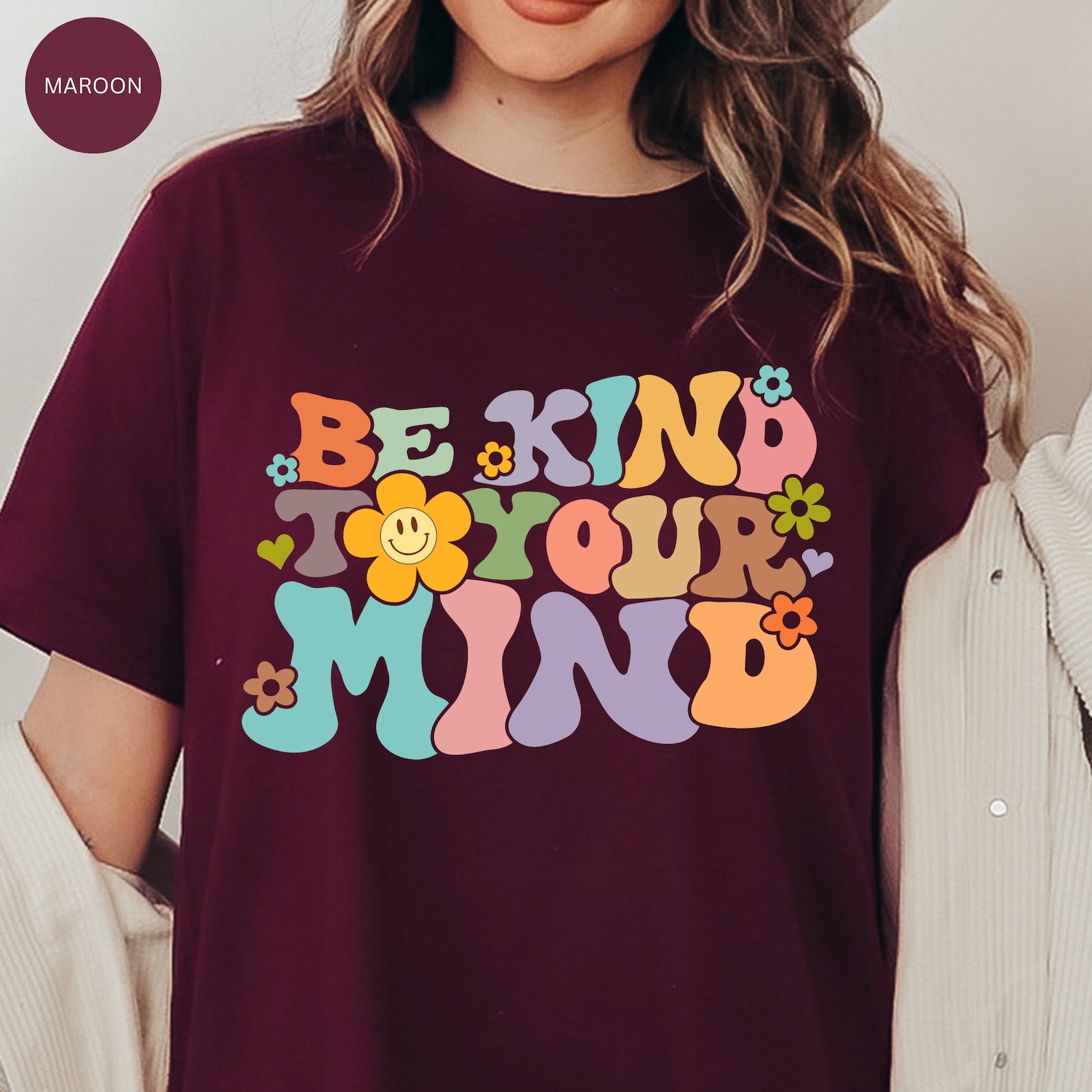 Be Kind to Your Mind Shirt, Be Kind Mental Health Shirt Women, Be Kind ...