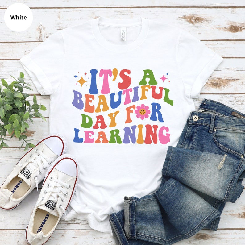 Its A Beautiful Day Teacher Shirt Back to School Retro - Etsy