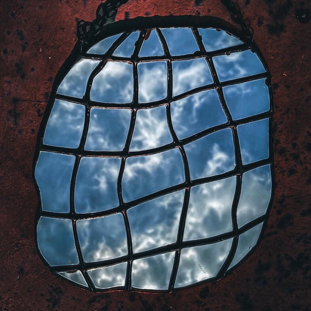 Wonky Disco Ball Stained Glass Mirror - Etsy