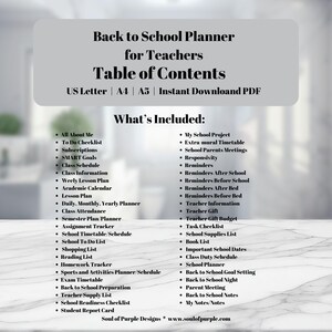 2025 Back to School Teacher Planner | PDF | SMART Goals, Lesson Plans ...