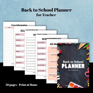 2025 Back to School Teacher Planner | PDF | SMART Goals, Lesson Plans ...