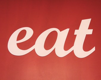 Eat word | Etsy