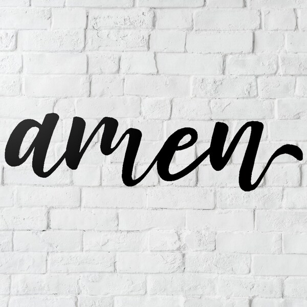 Amen Sign - Etsy