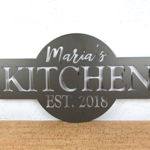 Kitchen Metal Sign Restaurant Decor Decorative Kitchen - Etsy