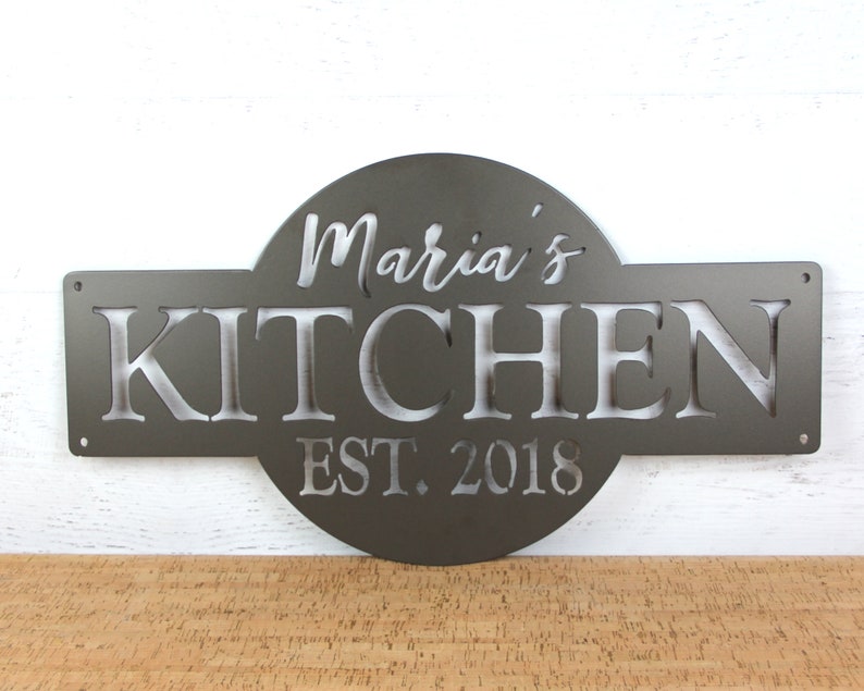 Kitchen Metal Sign Restaurant Decor Decorative Kitchen - Etsy