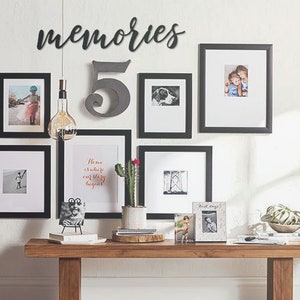 Memories Metal Sign, Memories Wall Decor, Memories Word Sign, Wall ...