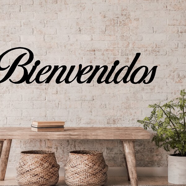 Spanish Welcome Sign - Etsy