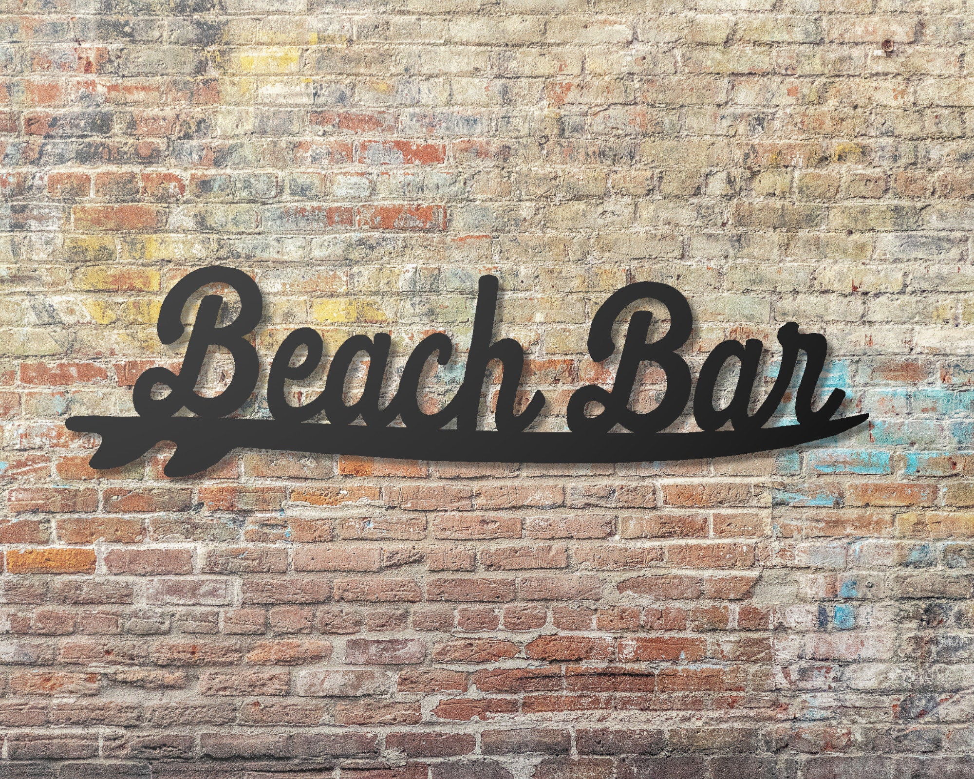 Beach Bar Sign Beach Wall Decor Metal Word Sign Beach Bar Etsy Beach Bar Sign Beach Wall Decor Metal Word Sign Beach Bar Etsy