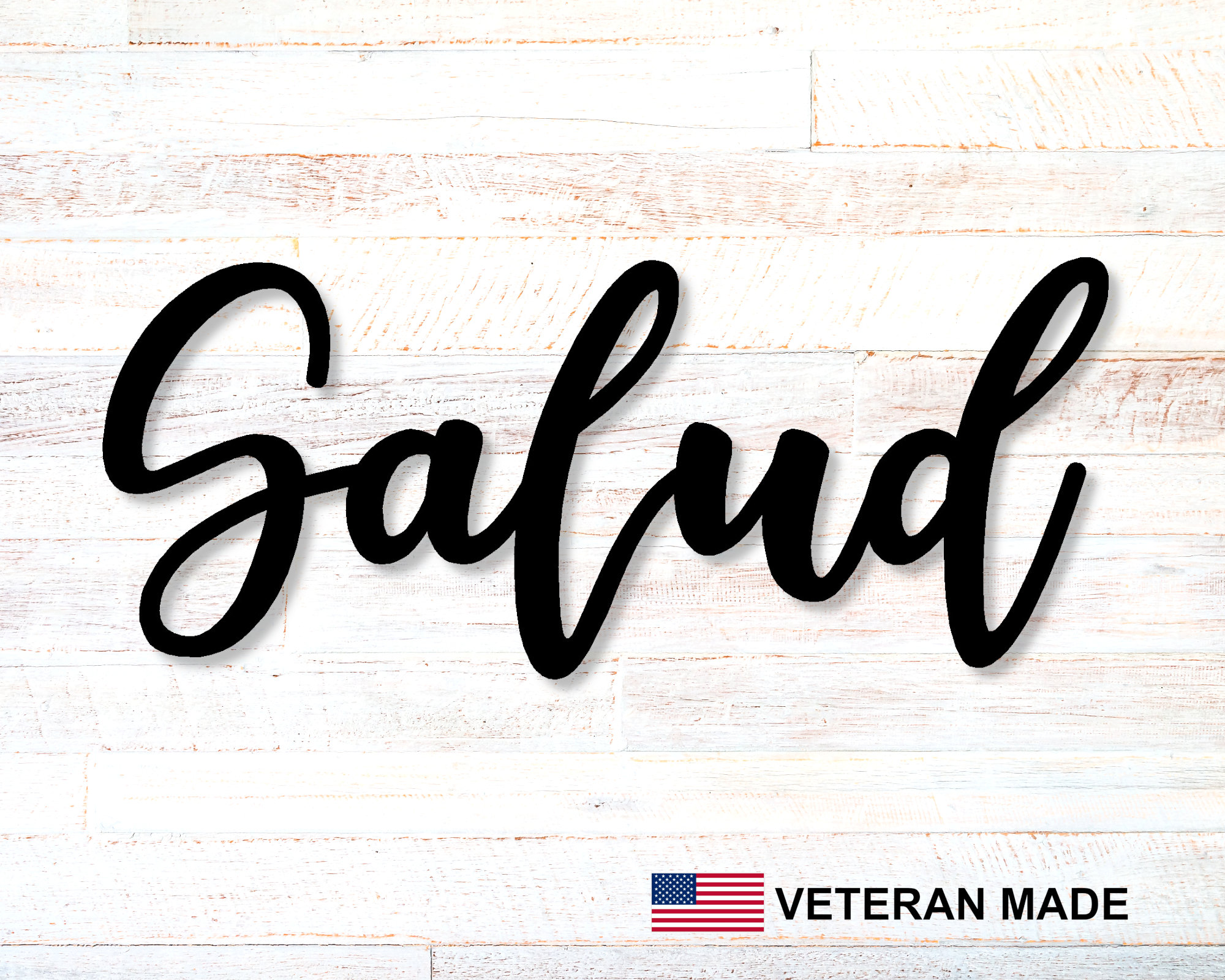 Salud Metal Sign Metal Word Sign Salud Mexican Cheers Sign - Etsy