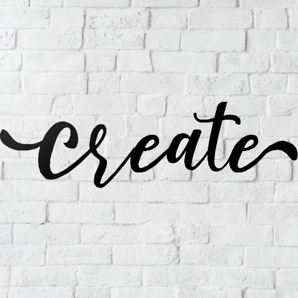 Create Art Word - Etsy