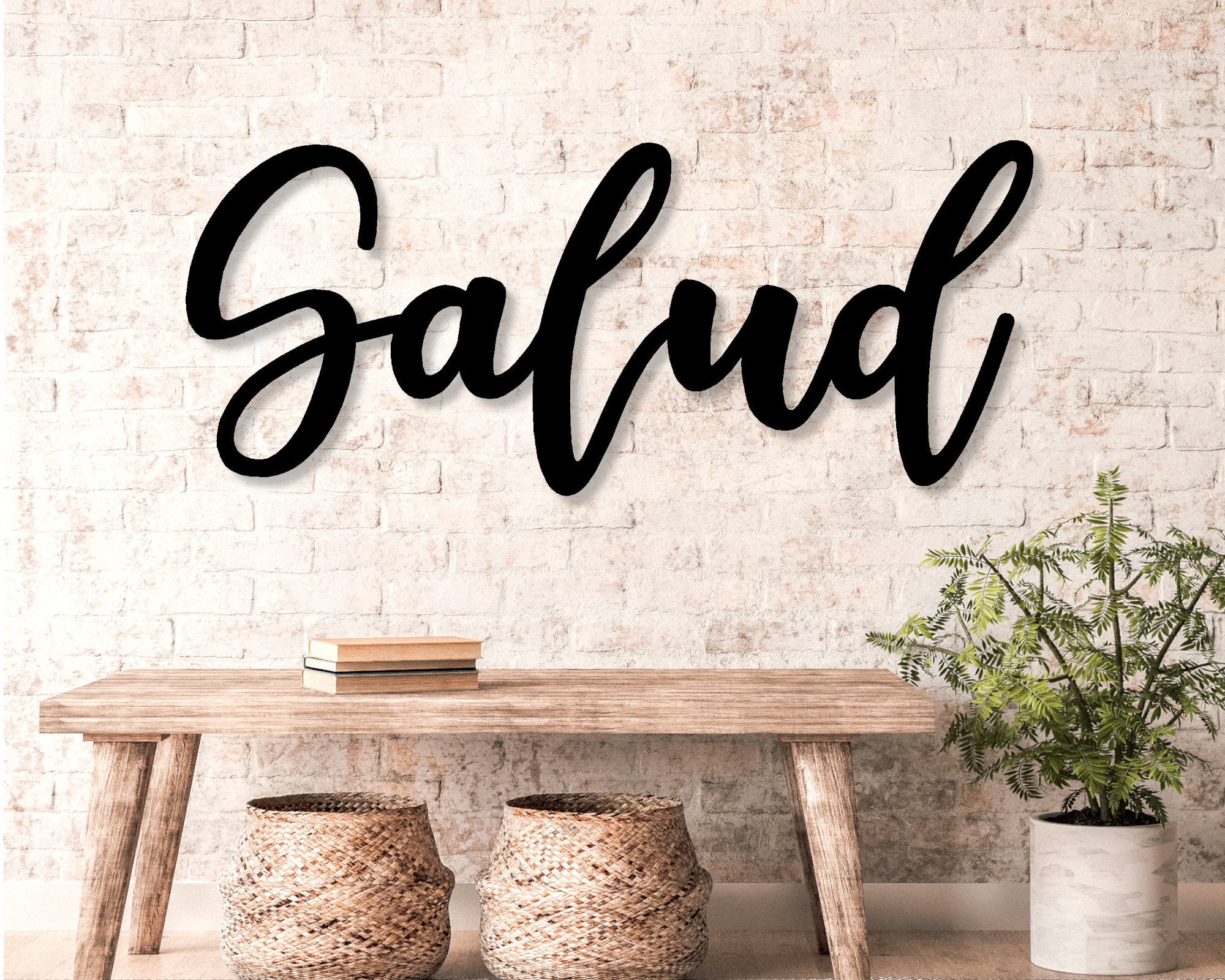 Salud Metal Sign Metal Word Sign Salud Mexican Cheers Sign - Etsy