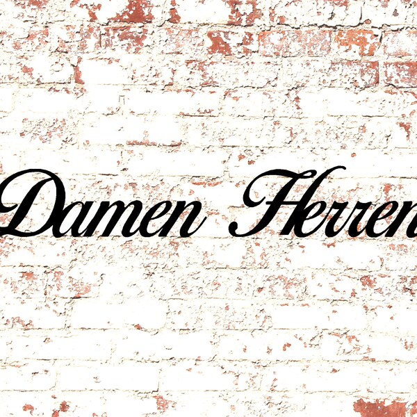 German Restroom Signs - Etsy