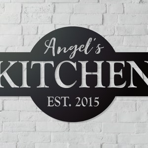 Kitchen Metal Sign Restaurant Decor Decorative Kitchen - Etsy
