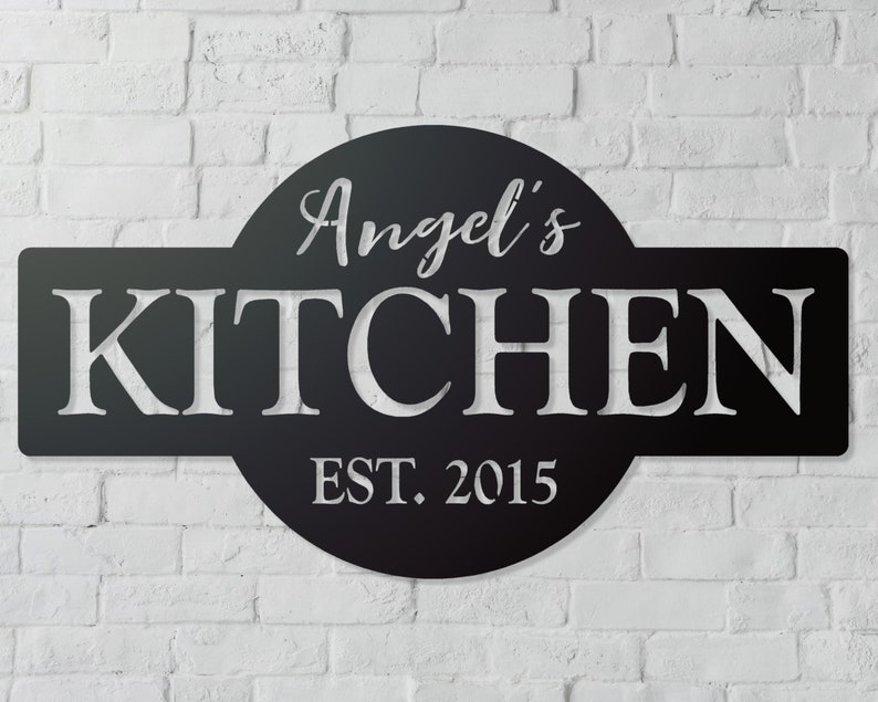 Kitchen Metal Sign Restaurant Decor Decorative Kitchen - Etsy