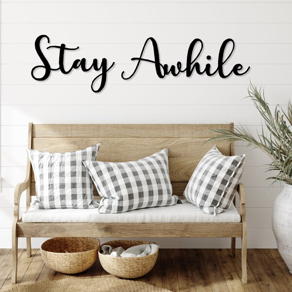 Stay Awhile - Etsy