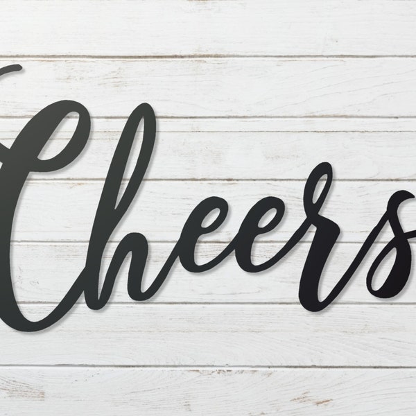 Cheers Sign - Etsy