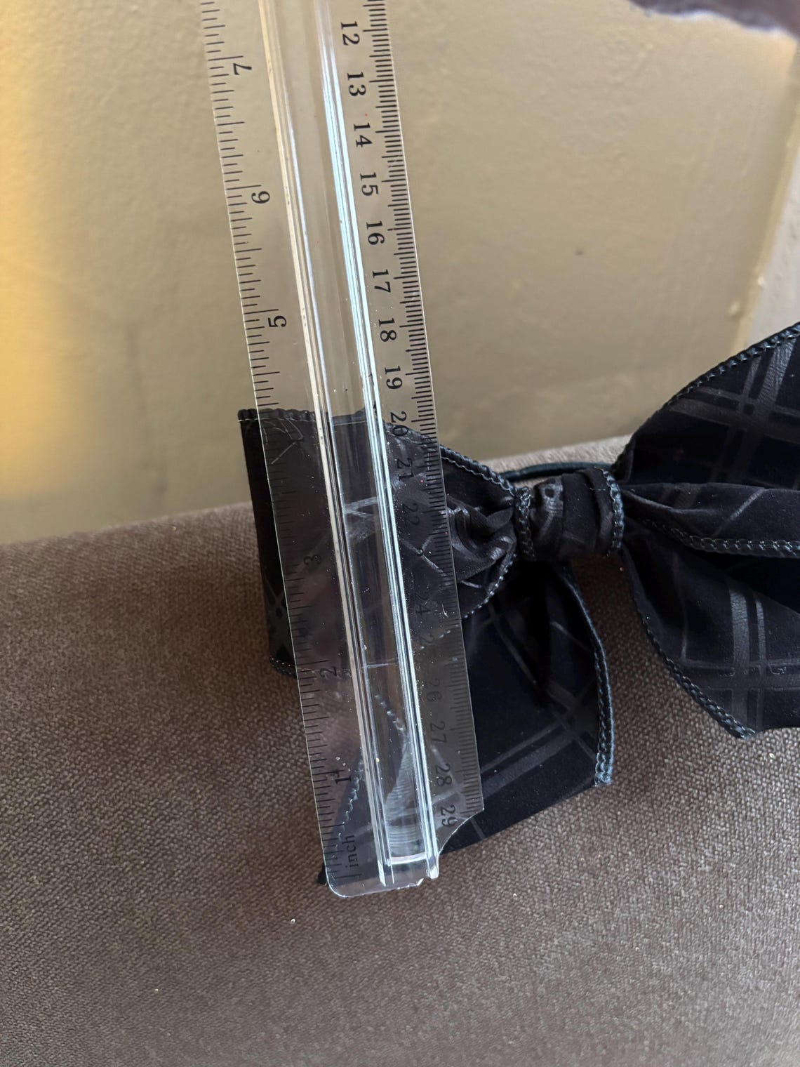 Handmade Black Plaid Bow! Cheer Style Bow!!! 5~ in Wide, 2 Loop. Hair ...