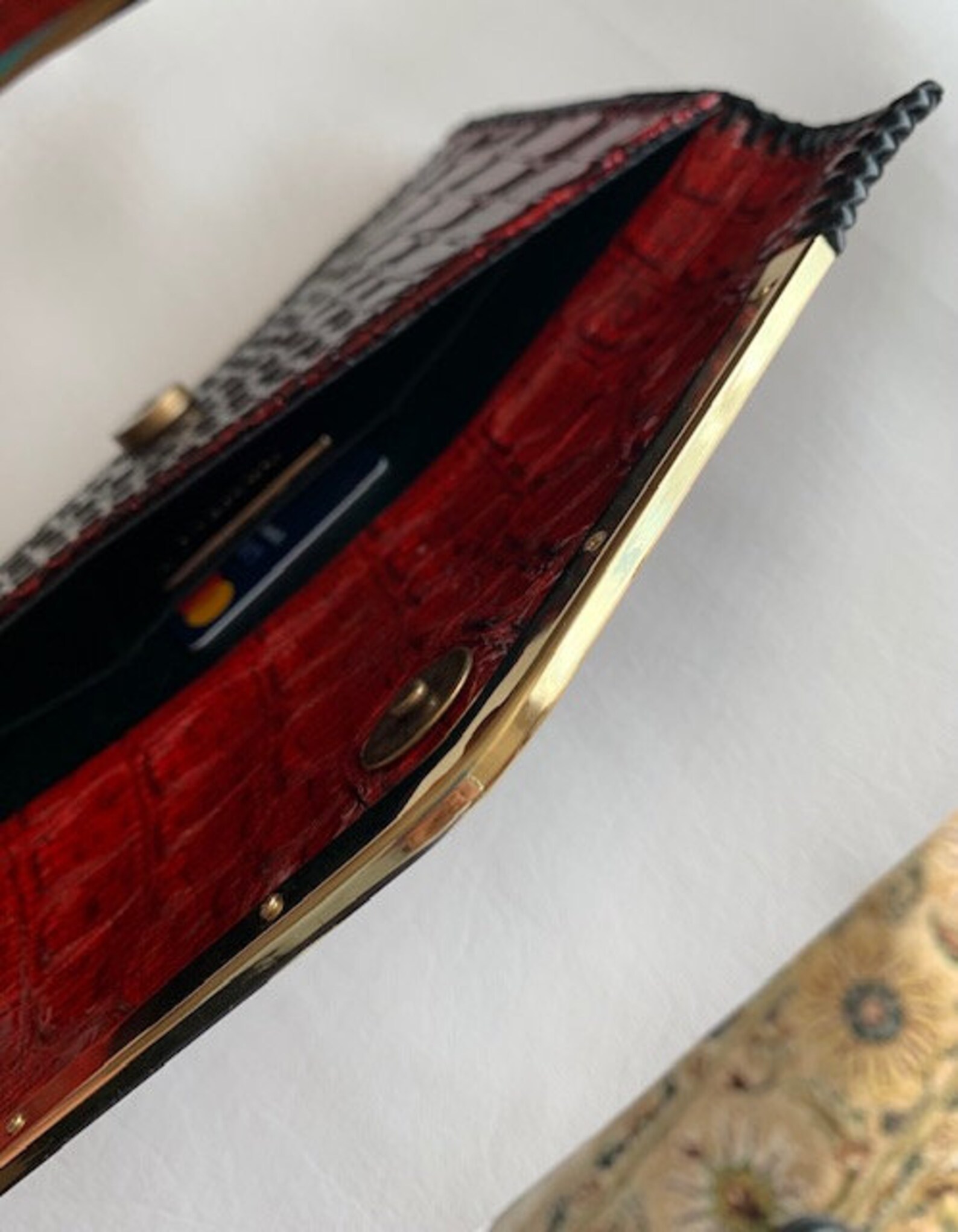 Leather Envelope Clutch - Red Envelope Clutch - Gift for Mom - Evening ...