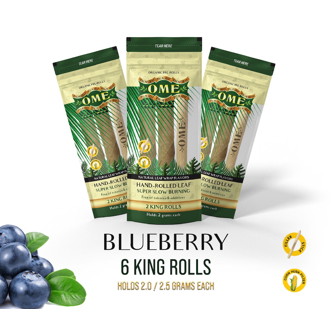 6 KING Size LEAF Pre-rolls FLAVORED (3 Packs/ 6 Rolls) 2 Grams - Etsy