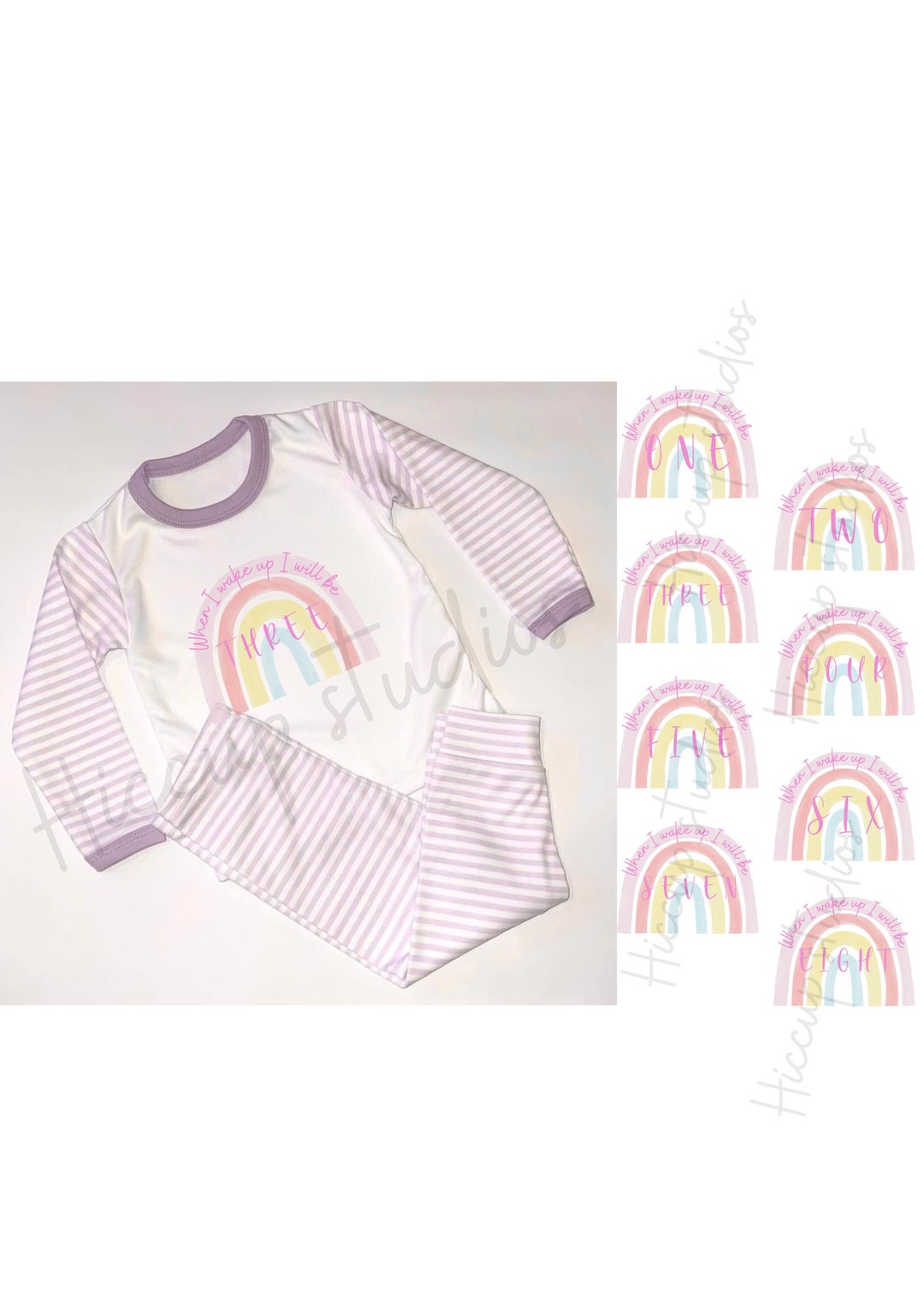 Pink Rainbow Birthday when I Wake up I Will Be Png Sublimation FILE ...