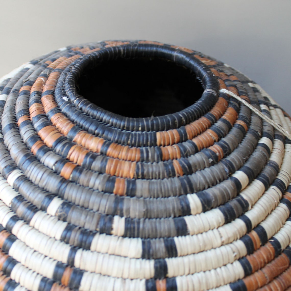 African Hand Woven Pot South Africa Traditional Zulu Grass | Etsy