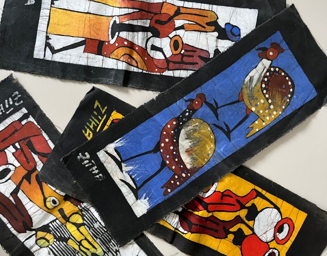 Africa Hand Painted Batik Art Wall Hangings Decoration Home Living ...