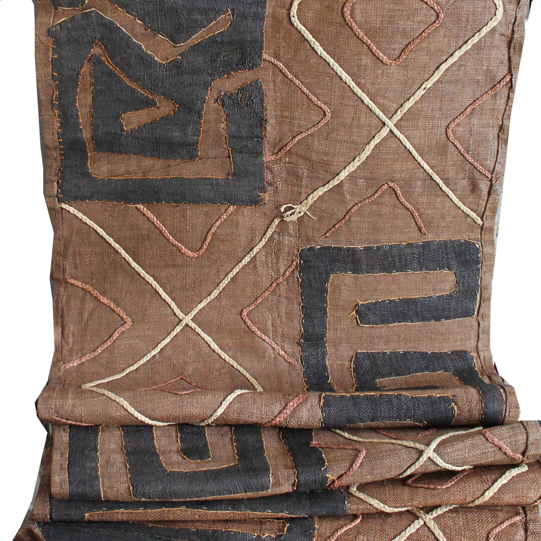 112'' African Raffia Cloth Hand Woven Kuba Fiber DRC - Etsy UK