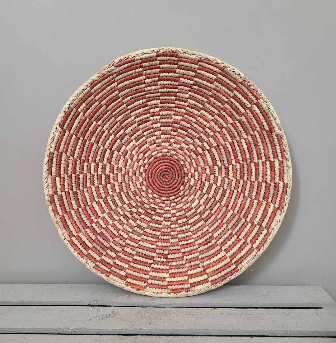 13.5'' Africa Hand Woven Basket West African Baskets - Etsy