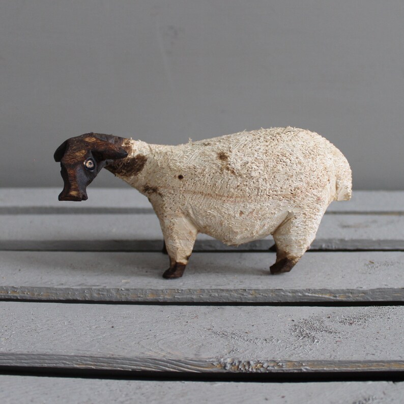15cm Hand Carved Wood Sheep Zimbabwe Wooden Animal Carving | Etsy
