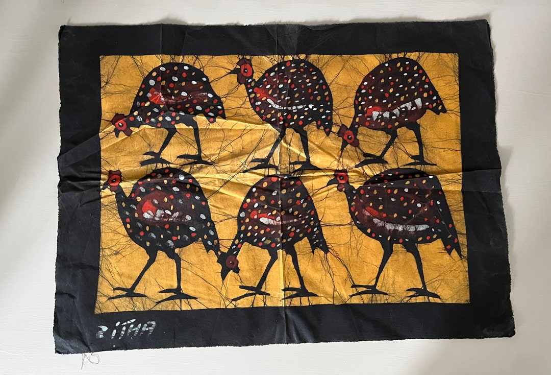 Africa Hand Painted Batik Art Wall Hangings Decoration Home Living ...