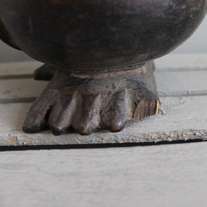 Set of 2 Cameroon Baka Pygmy Dolls Antique Wood Sculpture African Man ...