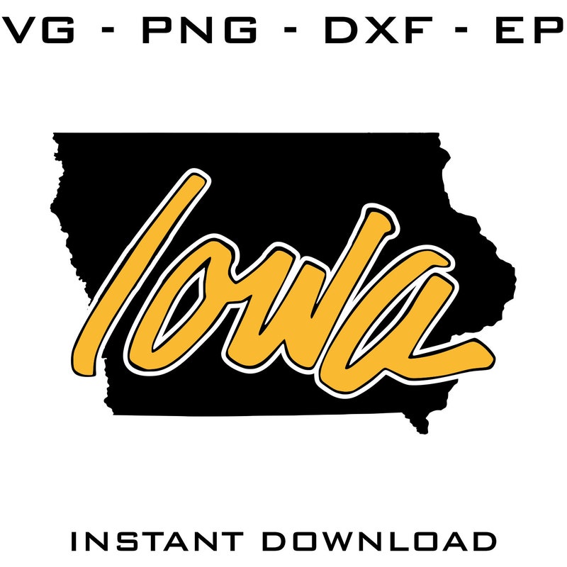 Iowa Svg - Etsy