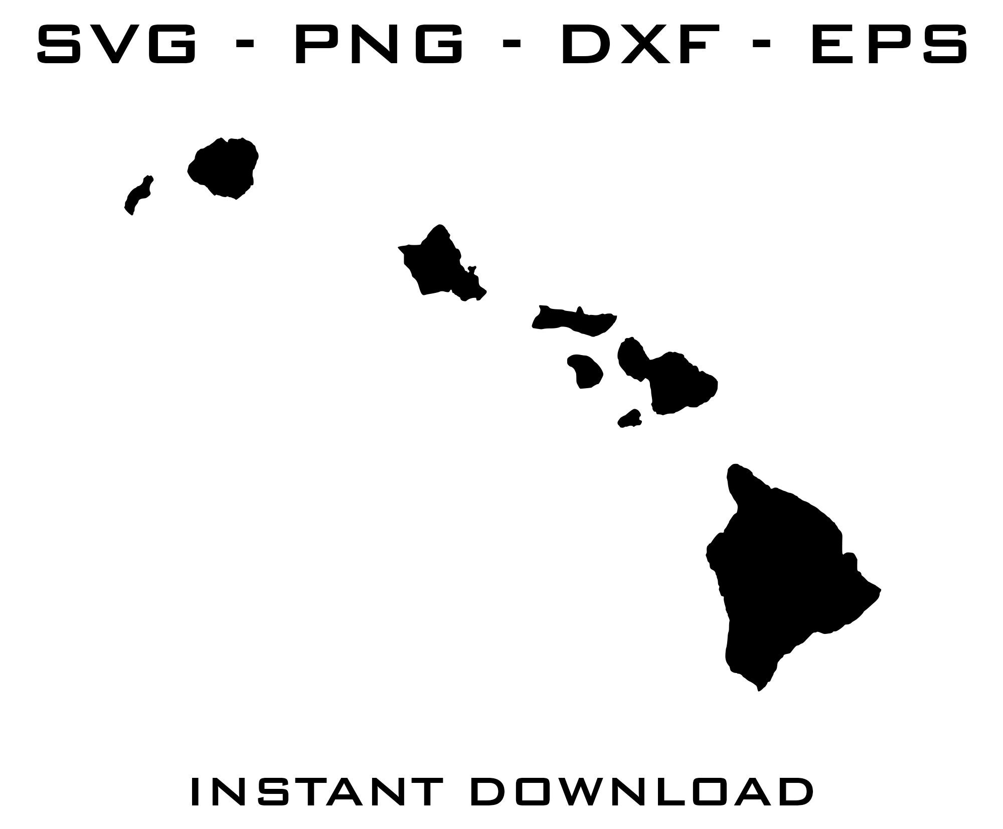 Hawaii SVG - Hawaii Cut Files - Hawaii Cricut - Hawaii Silhouette ...