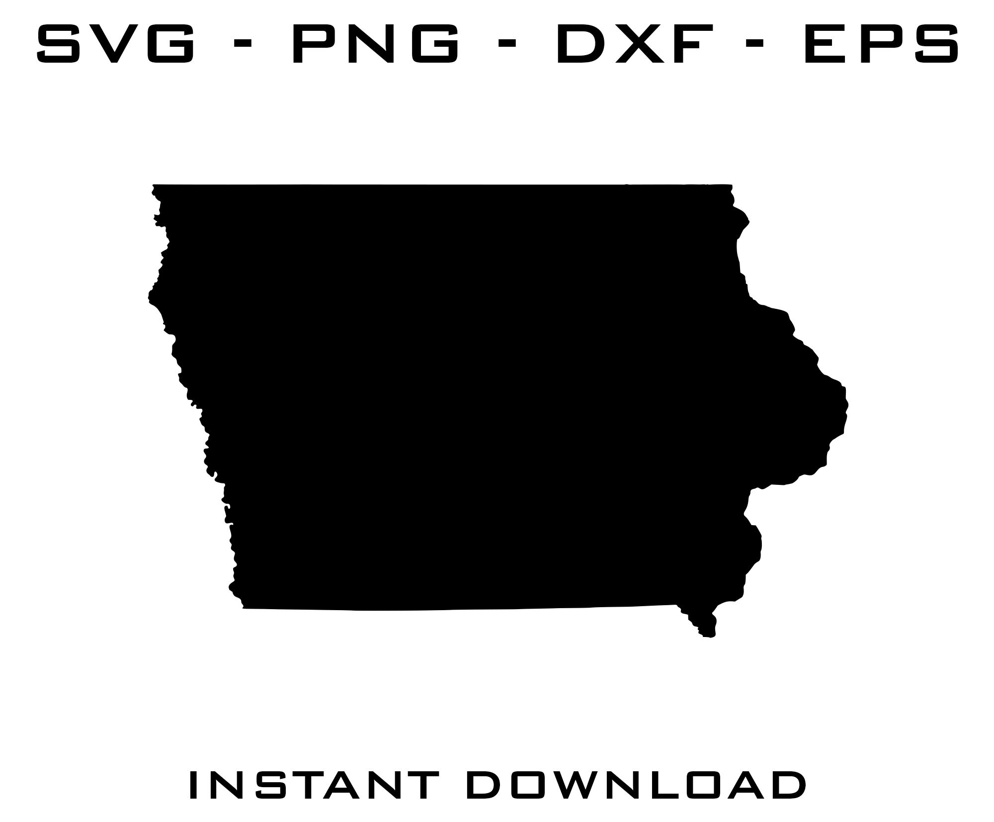 Iowa SVG - Iowa Cut Files - Iowa Cricut - Iowa Silhouette - Iowa ...