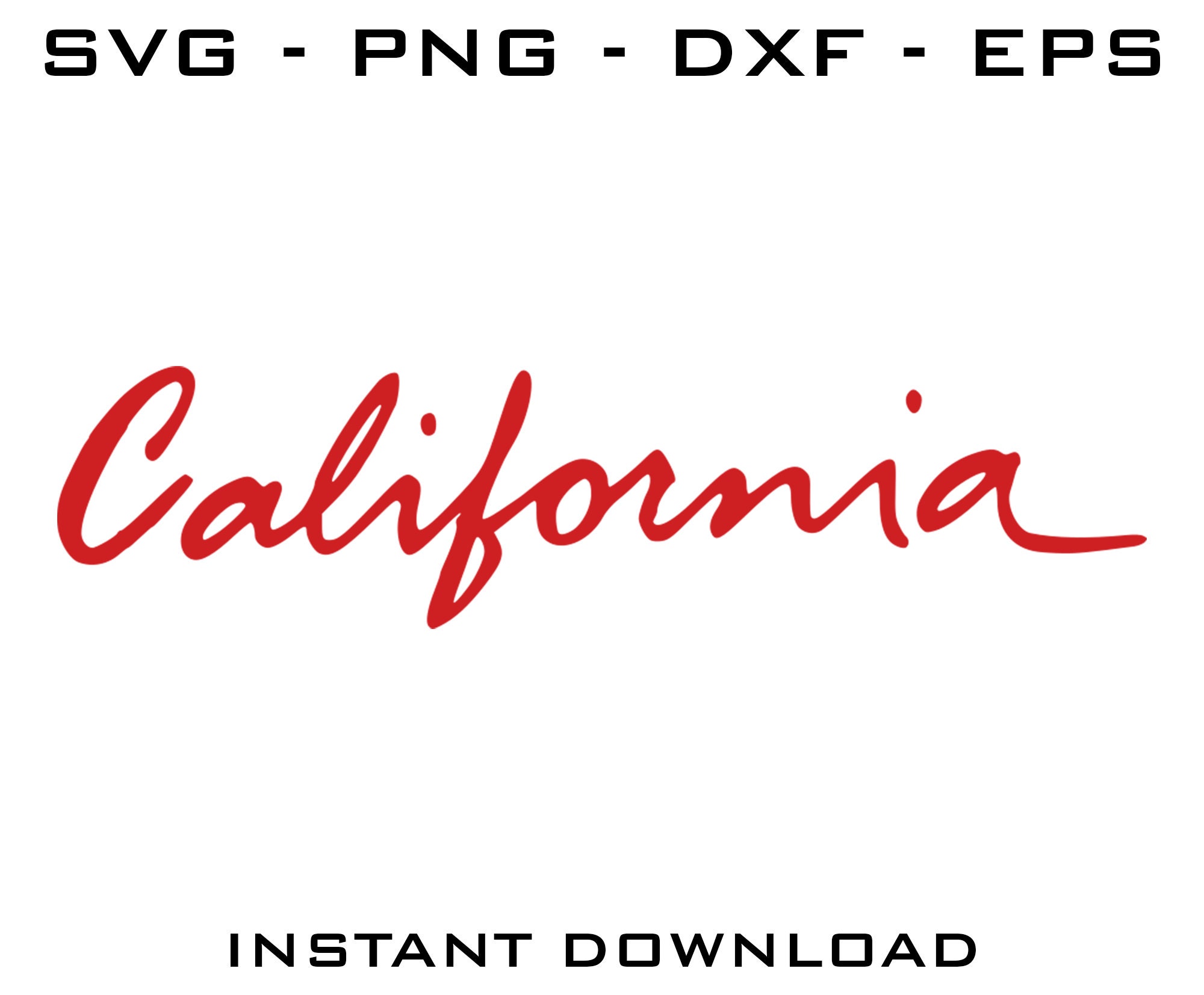 California SVG - California Cut File - California Cricut - California ...