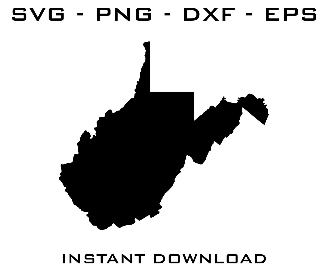 West Virginia SVG - West Virginia Cut Files - West Virginia Cricut ...