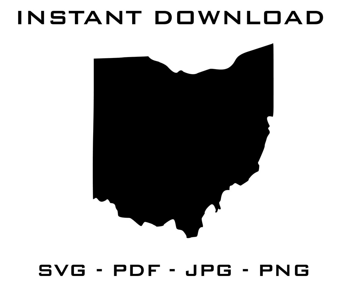 Ohio SVG Ohio cut files Ohio Cricut Ohio Silhouette | Etsy