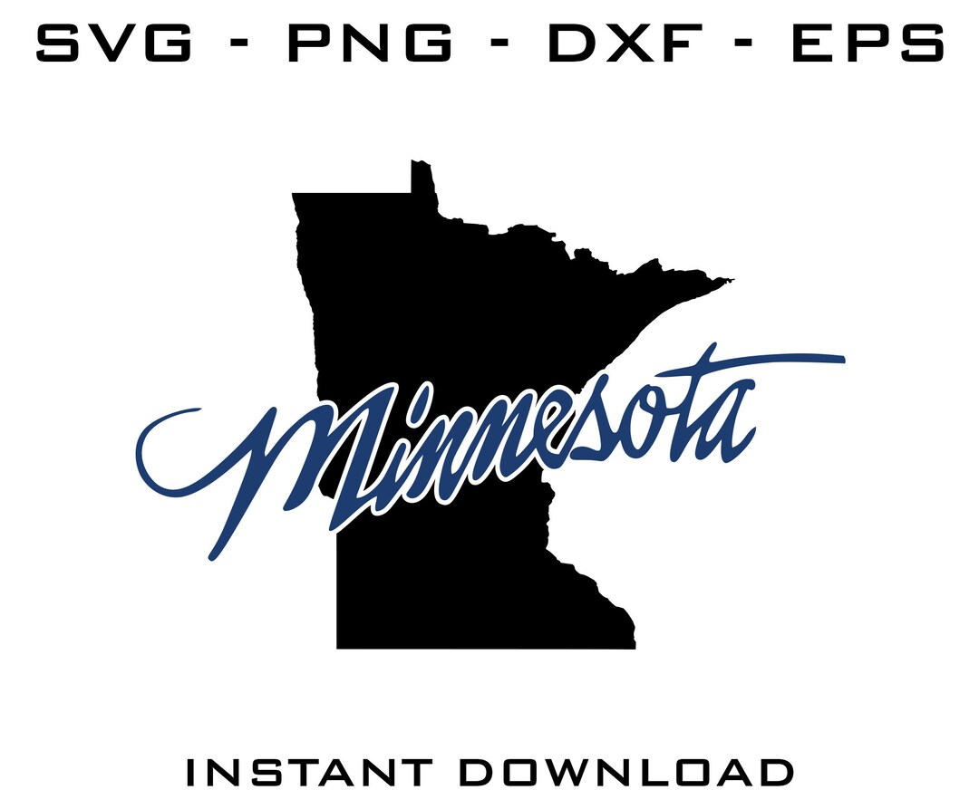 Minnesota SVG Minnesota Cut Files Minnesota Cricut Minnesota Silhouette ...