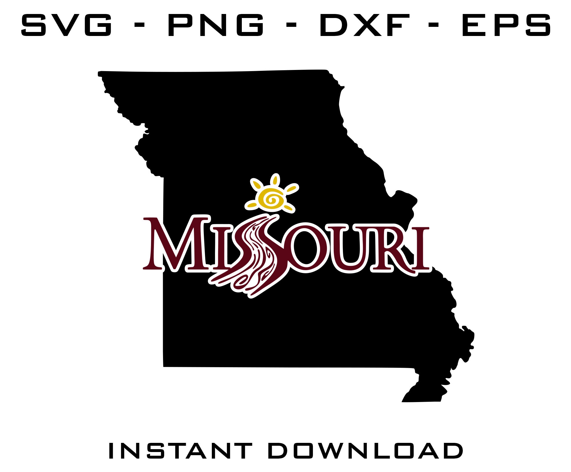 Missouri SVG - Missouri Cut Files - Missouri Cricut - Missouri ...