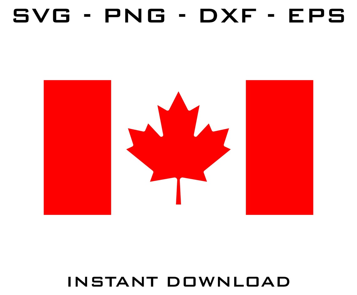 Updated - Canada Flag SVG - Canada Flag Cut Files - Canada Flag Cricut ...
