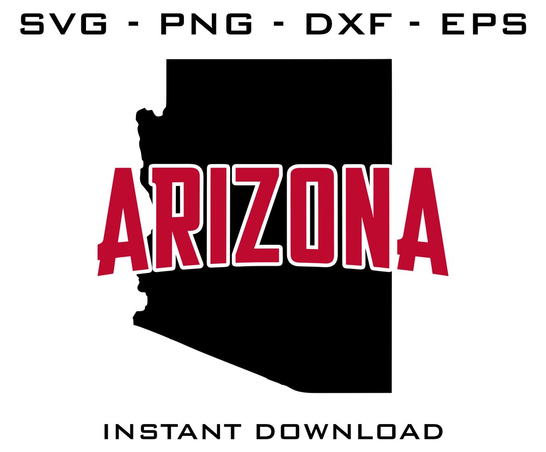 Arizona SVG - Arizona Cut Files - Arizona Cricut - Arizona Silhouette ...