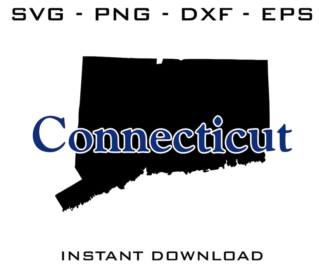 Connecticut SVG - Connecticut Cut Files - Connecticut Cricut ...