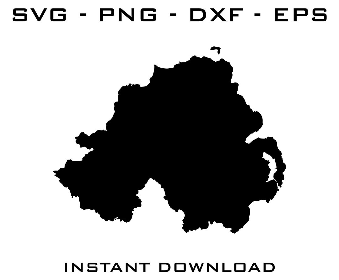 Updated - Northern Ireland SVG - Northern Ireland Cut Files - Northern ...