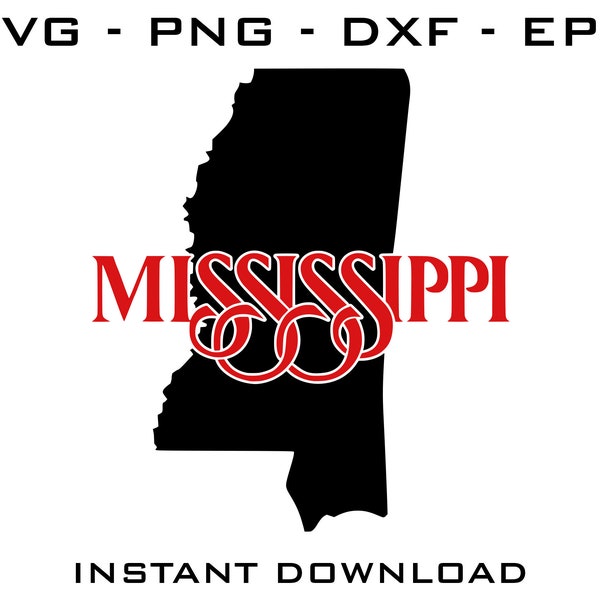 Mississippi State Svg - Etsy