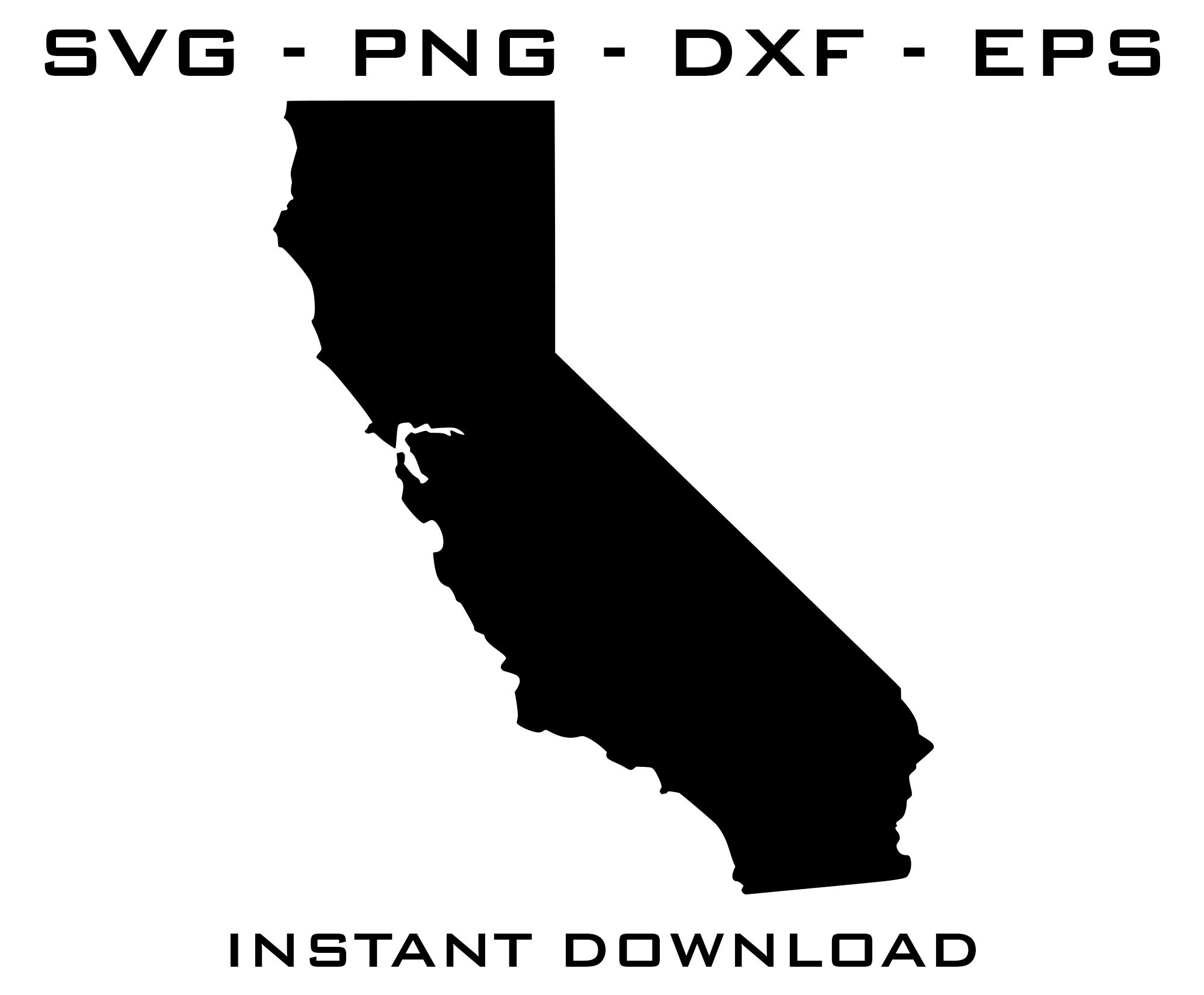 California SVG - California Cut File - California Cricut - California ...